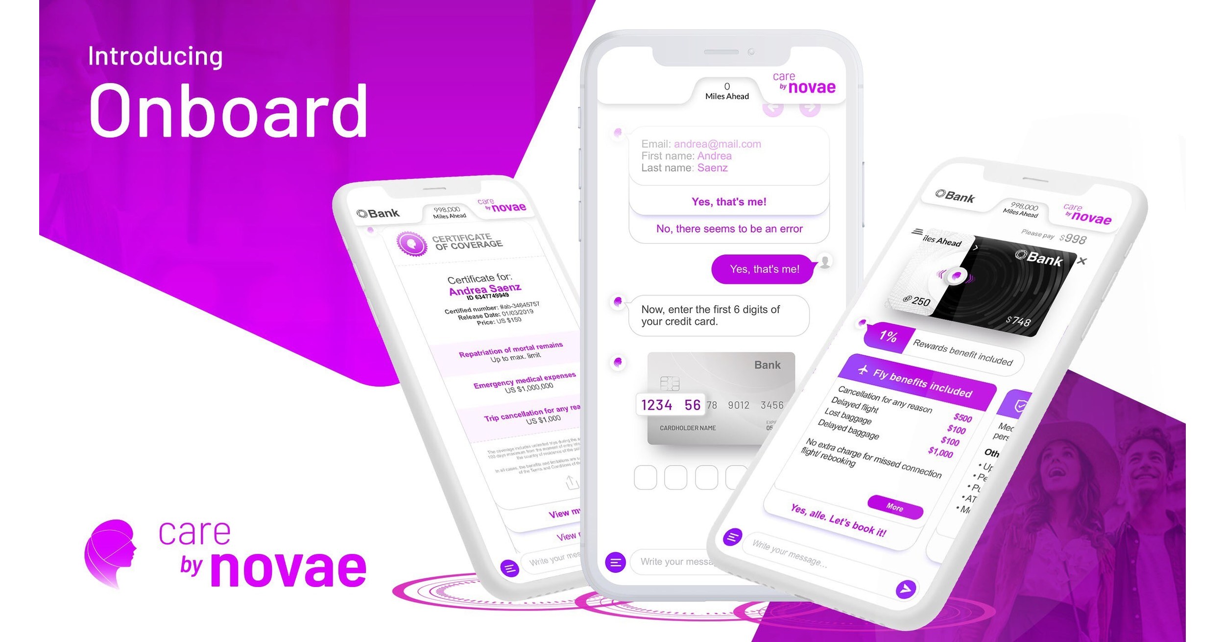 Onboard, a mobile platform that allows bank cardholders to activate and ...