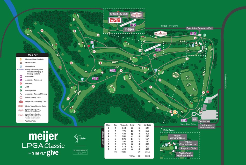 Meijer LPGA Classic Reroutes Course to Enhance Spectator Experience