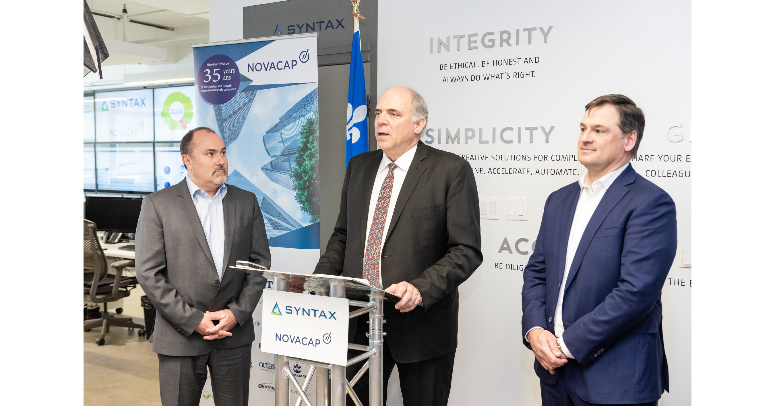 The Quebec Minister of Economy and Innovation Highlights Syntax's ...