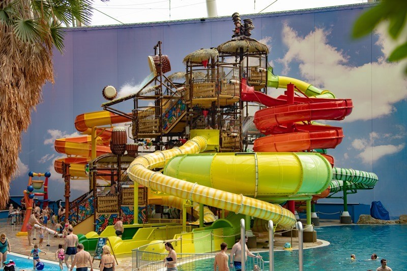 Germany's Tropical Islands Resort Welcomes a New Water Play Structure ...