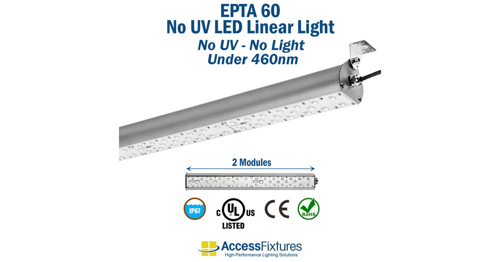 New No UV - No Light Below 450nm Linear Fixtures by Access Fixtures