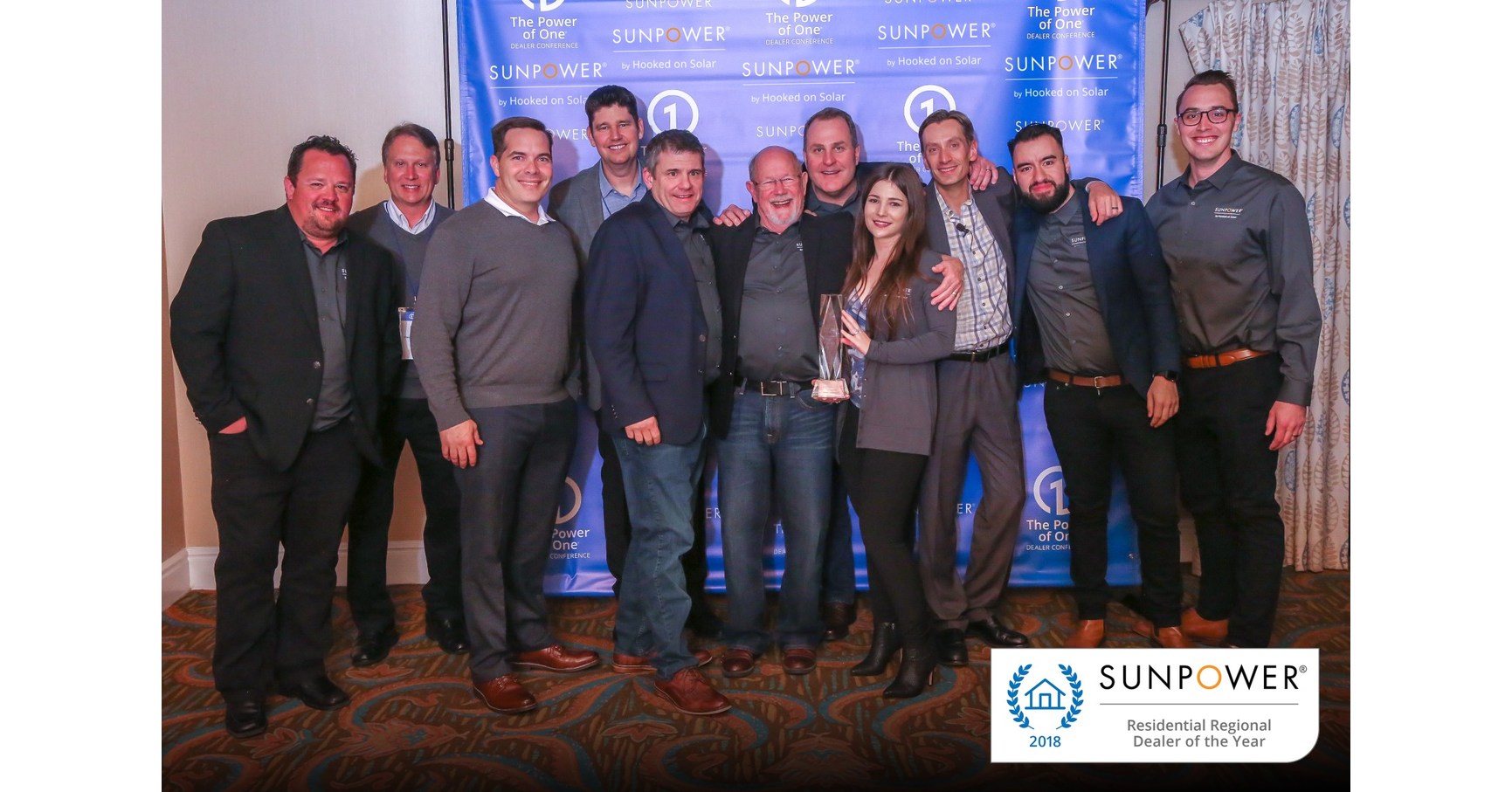 SunPower by Hooked on Solar Honored With SunPower 2018 "Residential ...
