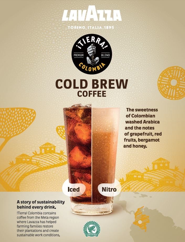 Lavazza launches first cold brew coffee made with sustainably sourced ...
