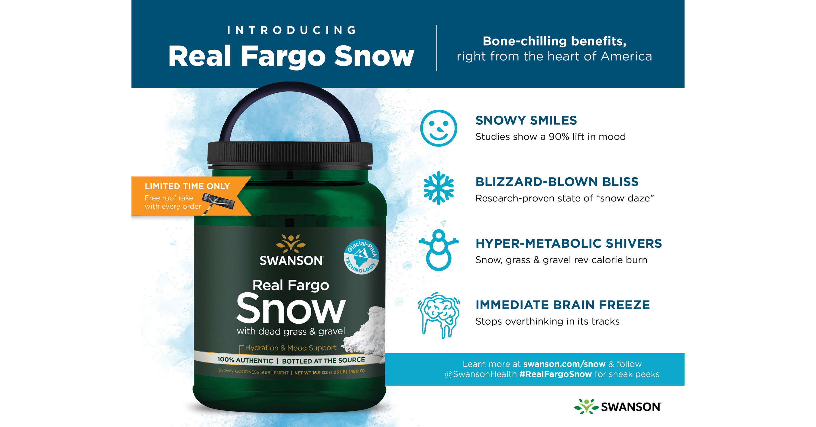 Seasonal FOMO? Reap The Health Benefits Of A Real Fargo Snow Supplement