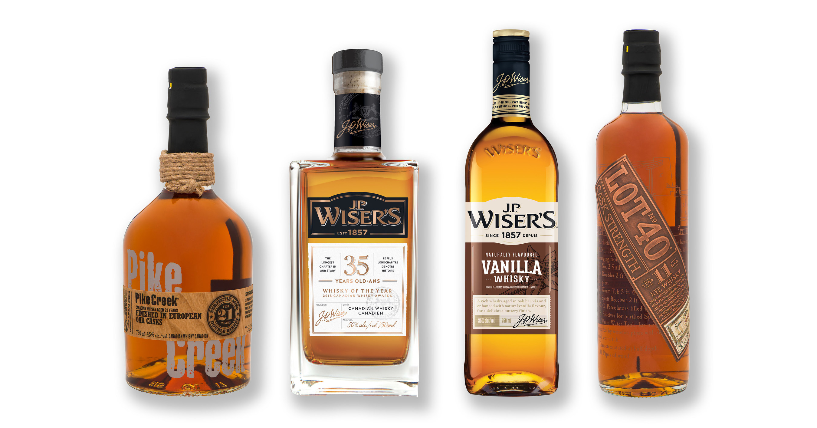 Corby Spirit and Wine's Canadian Whiskies Achieve Worldwide Acclaim