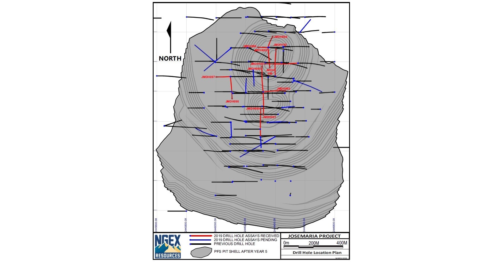 NGEX Drills 424 metres at 0.51% copper and 0.41 g/t gold and 308 metres ...