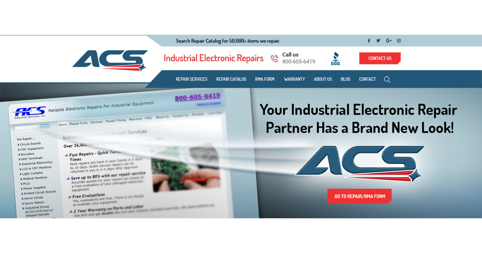 ACS Industrial Electronic Repairs Launches Largest Online Catalog of ...