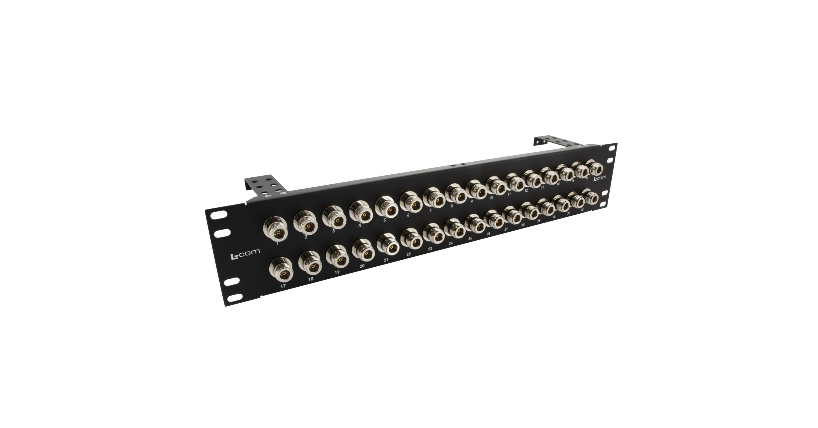 L-com Releases New Patch Panels with N-Type Couplers and 0.630" D-Holes