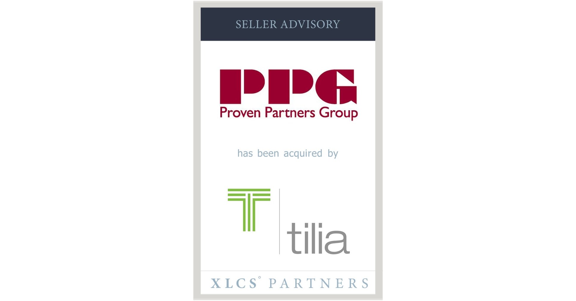 XLCS Partners advises Proven Partners Group in sale to Tilia Holdings