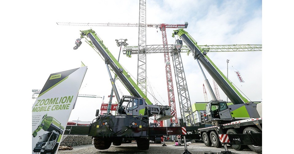 Zoomlion Highlights Intelligent and Sustainable Cranes at bauma 2019