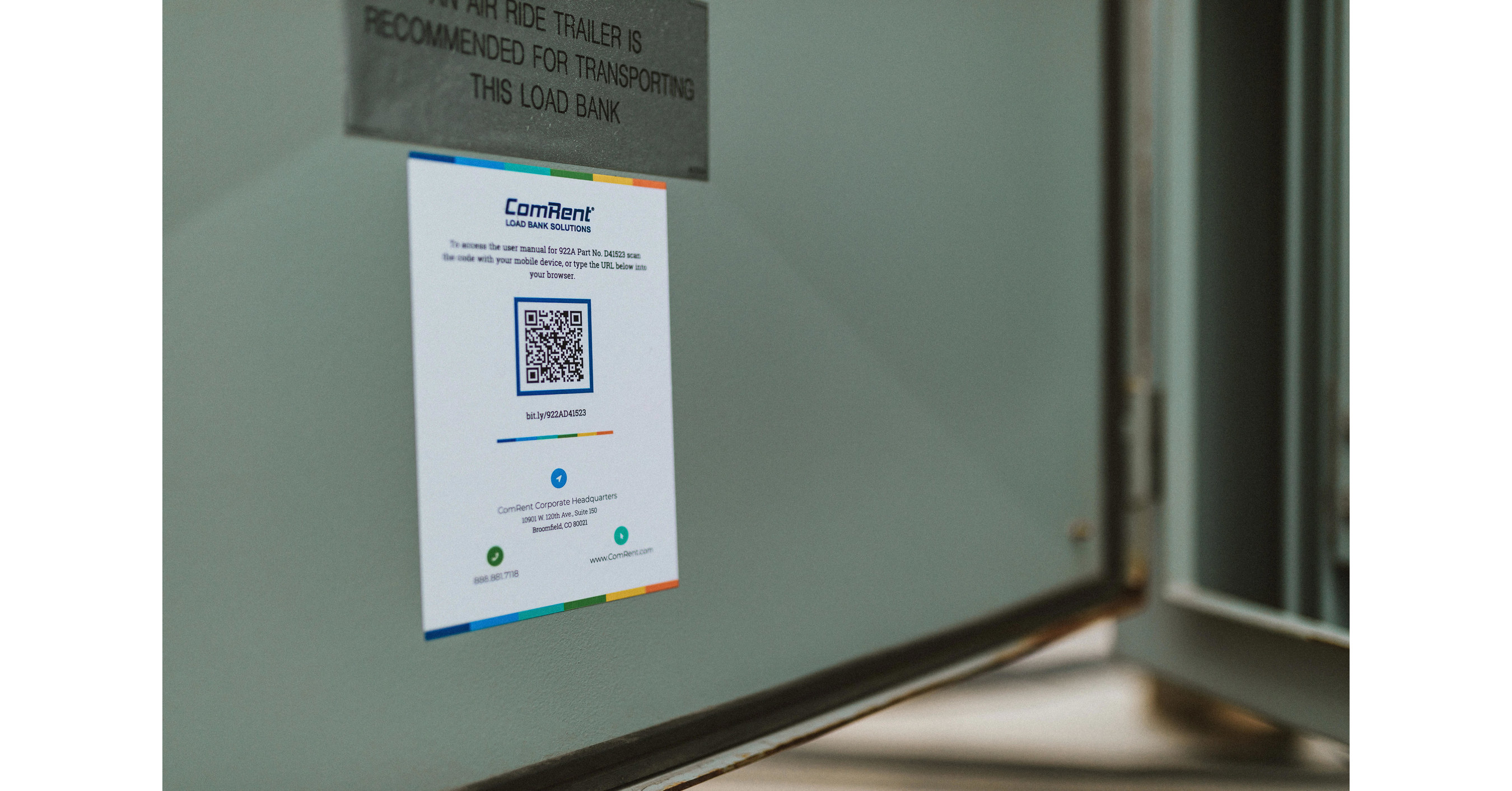ComRent International Introduces QR Code Accessible User Guides On Load ...
