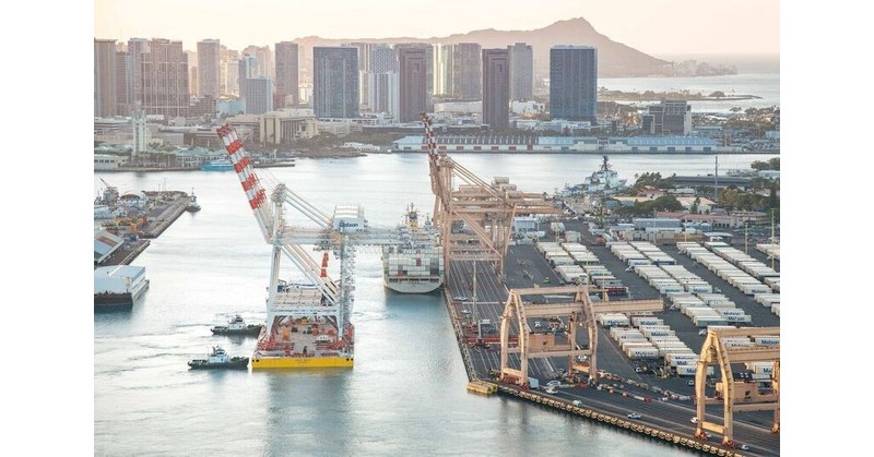 Matson Receives New Cranes