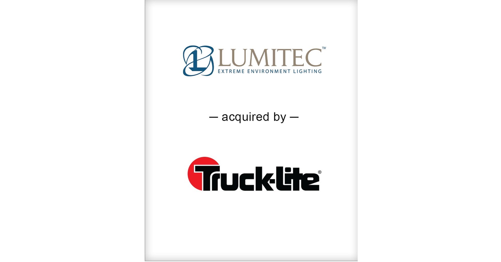 BGL Announces the Acquisition of Lumitec by Truck-Lite