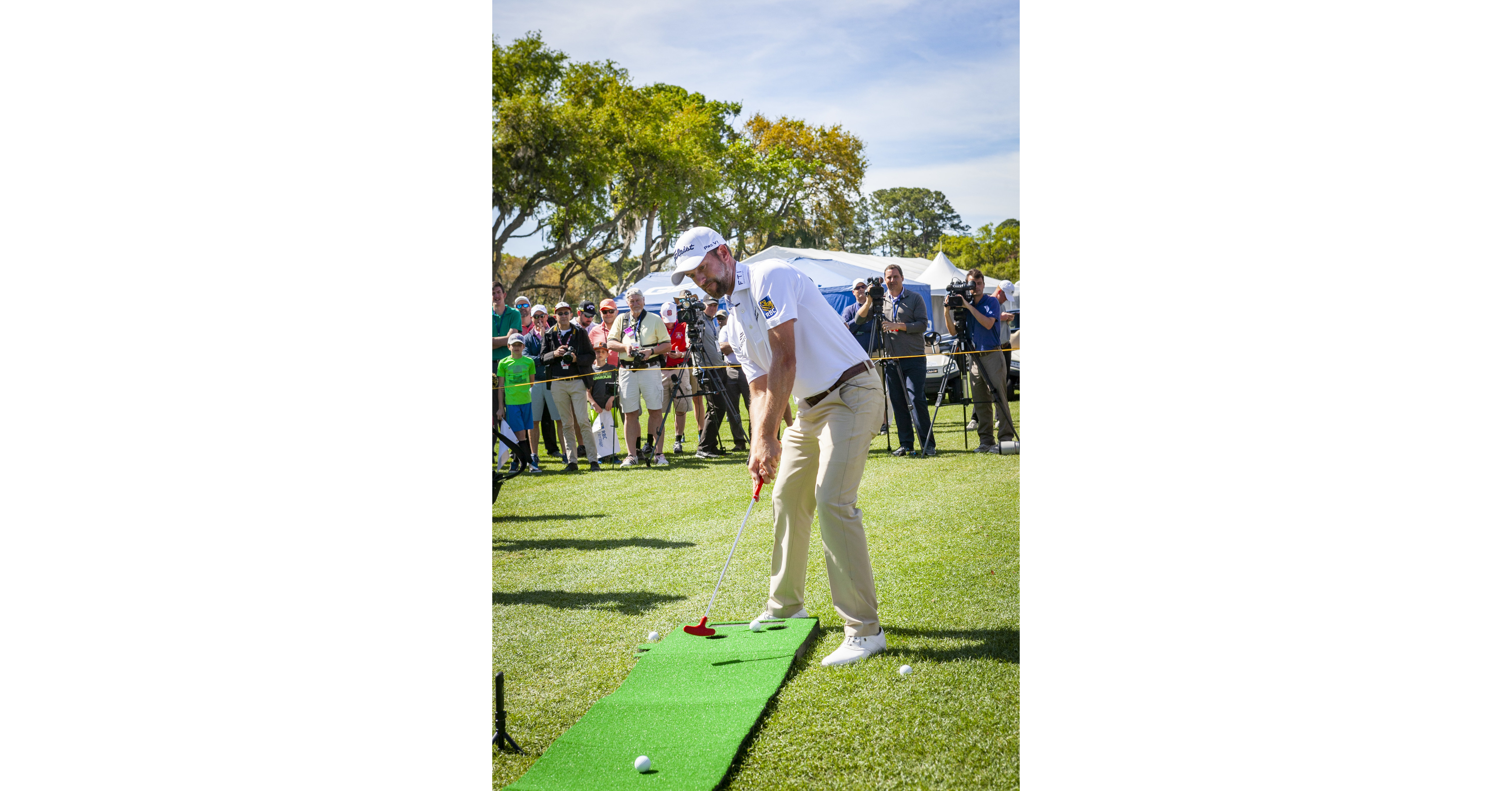 Team RBC players Johnson and Simpson faced off in skills challenge to ...