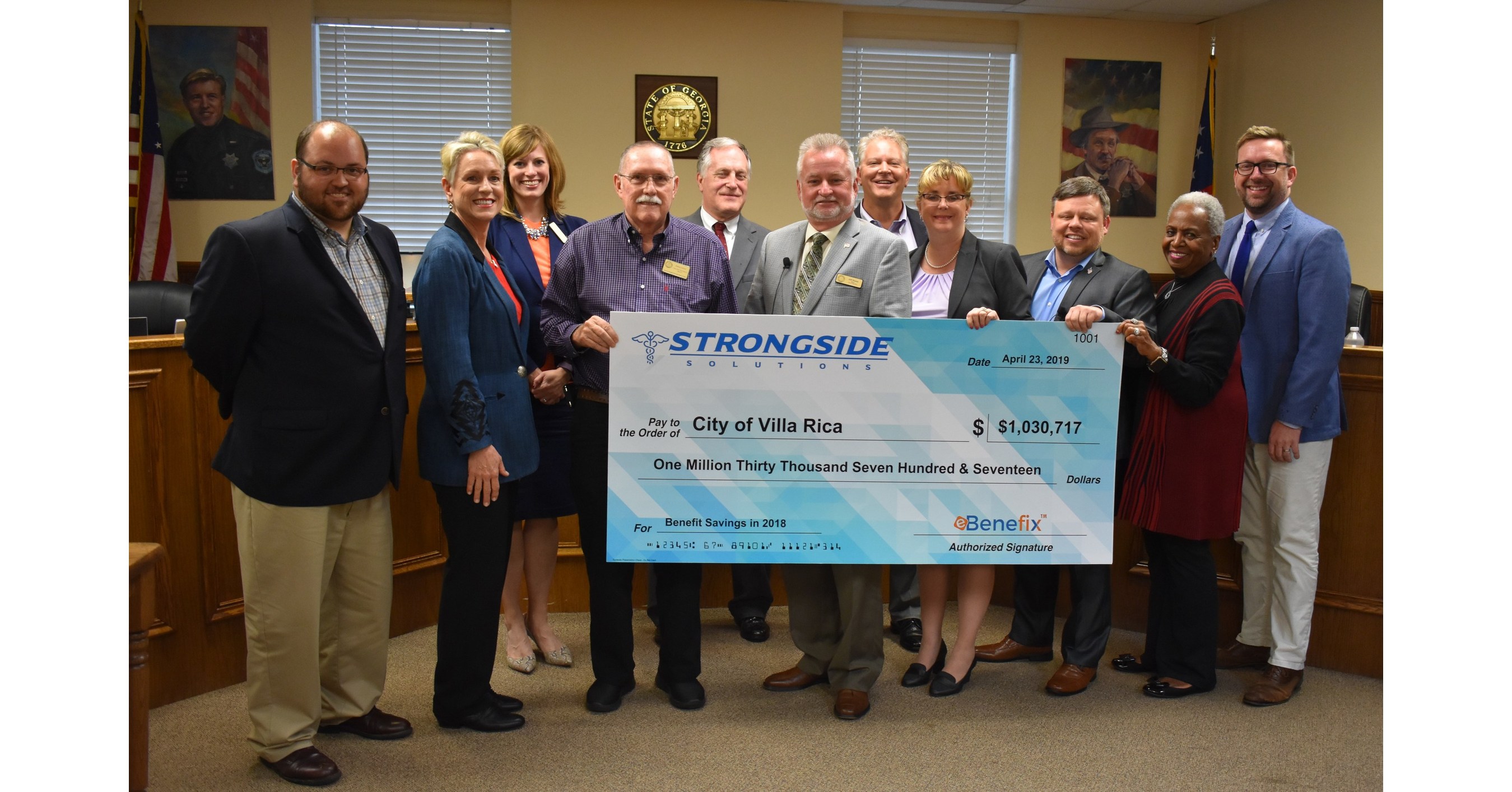 City of Villa Rica Leaders Honored for Saving Citizens $1,030,717