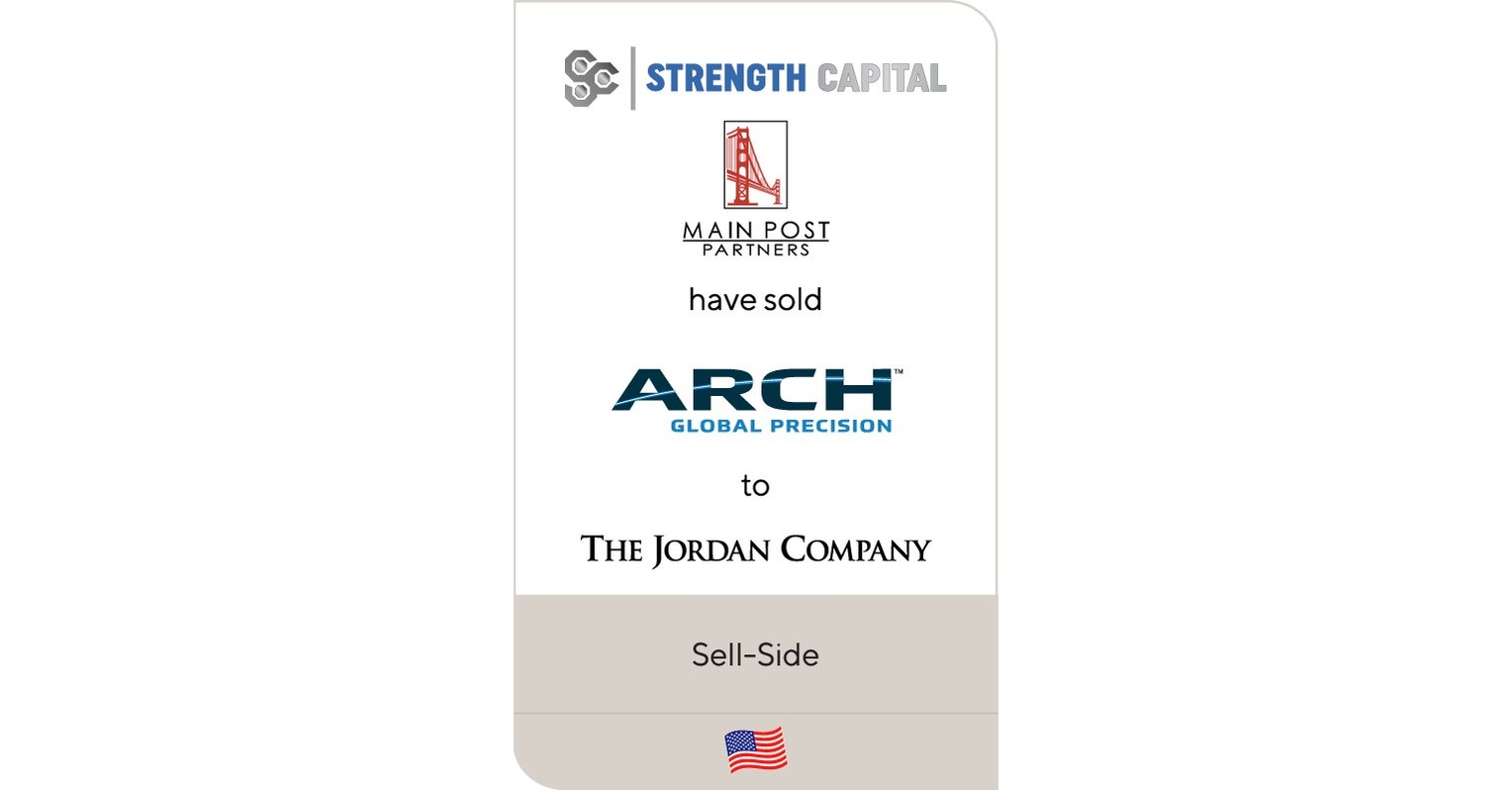 ARCH Global Precision has been sold to The Jordan Company
