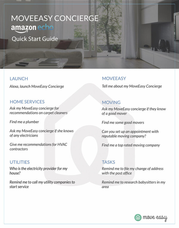 MoveEasy Adds Amazon Alexa to Entire Platform
