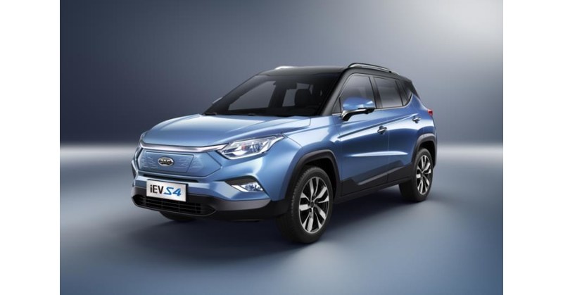 JAC Motors Unveils iEVS4 at Shanghai Auto Show 2019, Sets New Benchmark ...