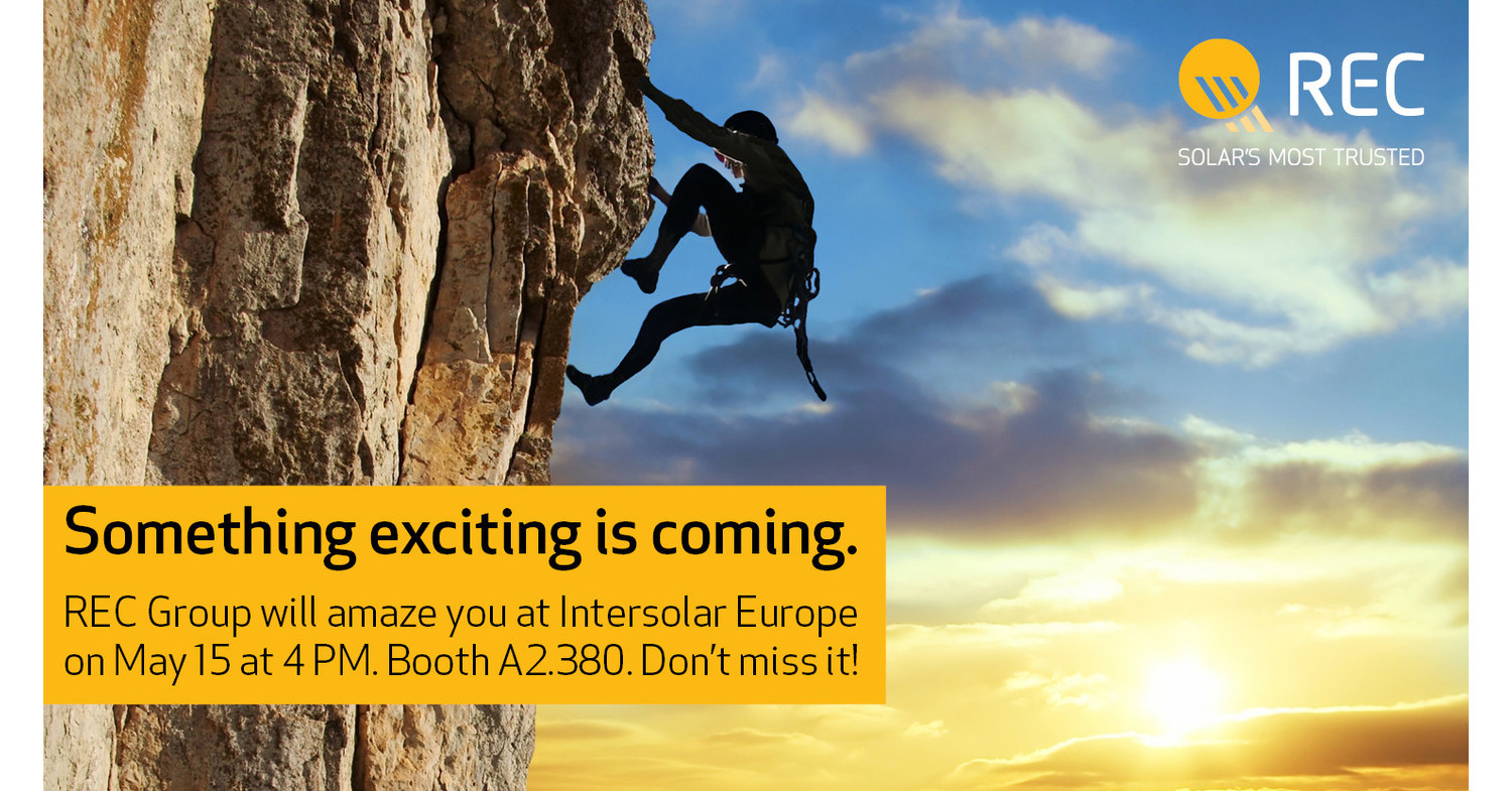 REC Group to Unveil Game-changing Solar Panel at Intersolar Europe