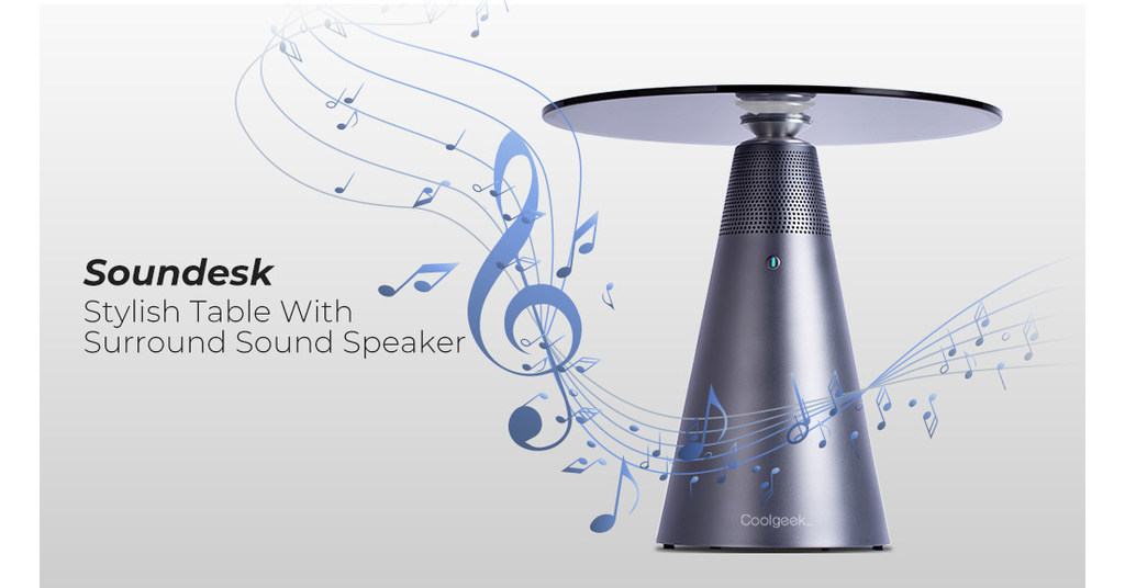 Coolgeek Announces the Launch of Soundesk - a Modern Table With ...