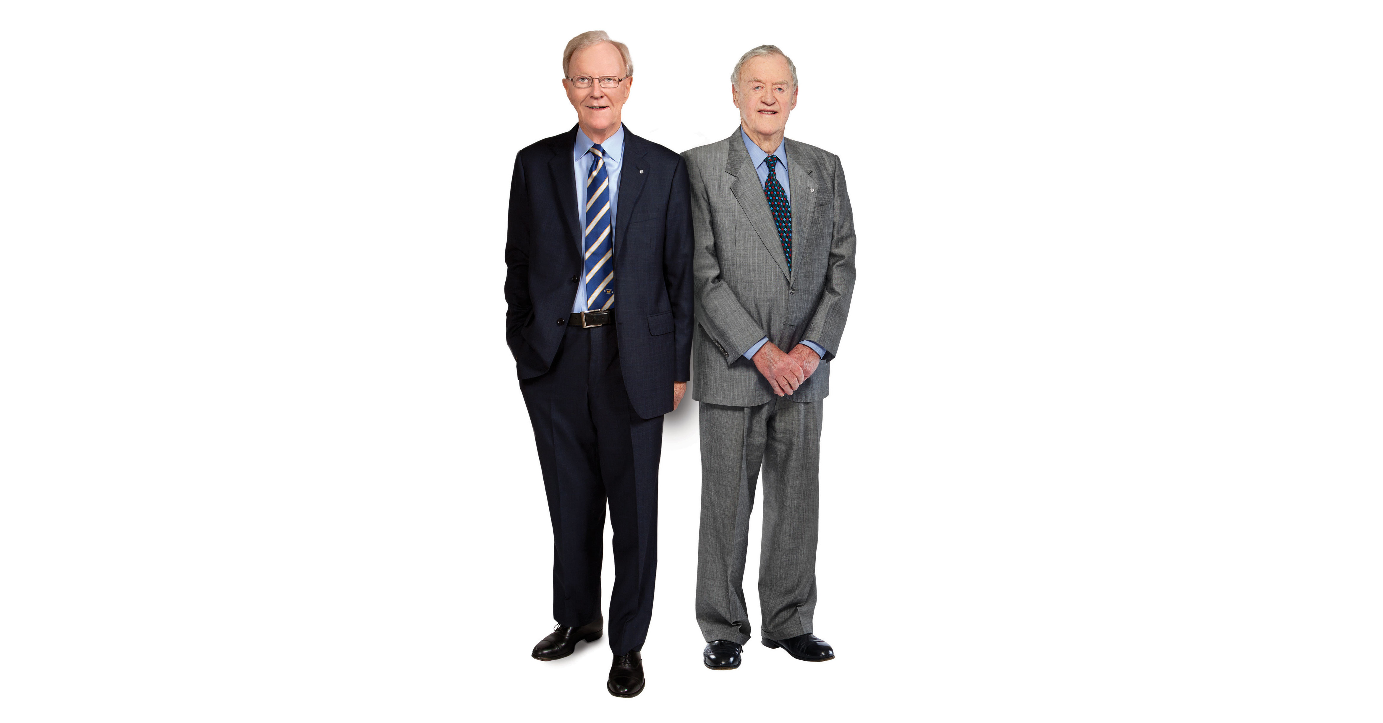 David Sobey, président émérite de Sobeys inc., et Donald Sobey ...