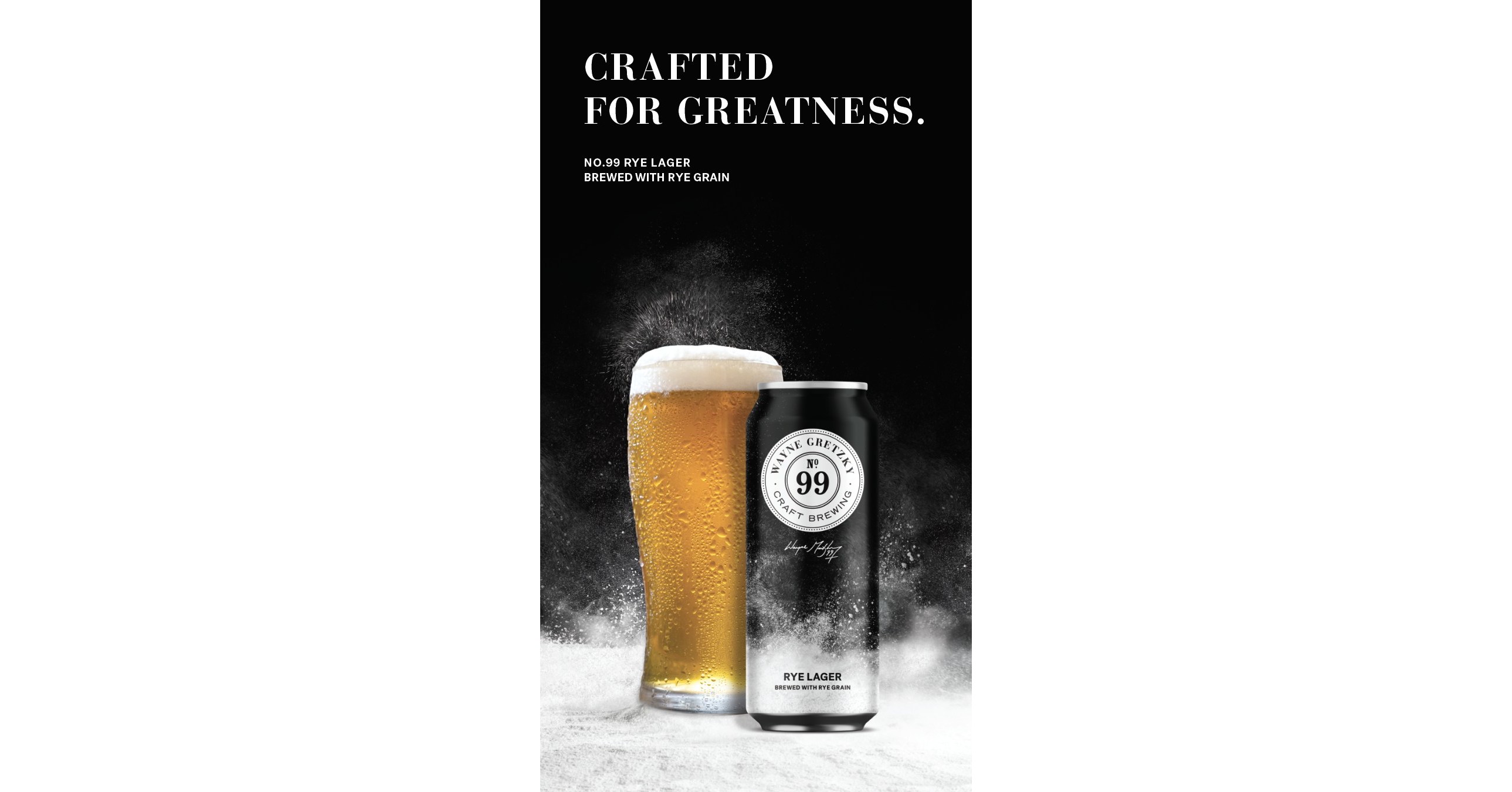 Wayne Gretzky Estates Introduces New No. 99 Rye Lager Beer