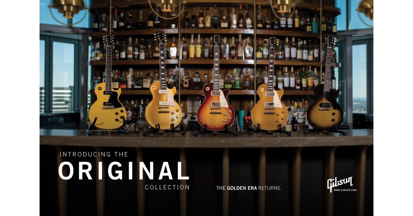 Gibson Announces NEW Original, Modern and Custom Shop Collections