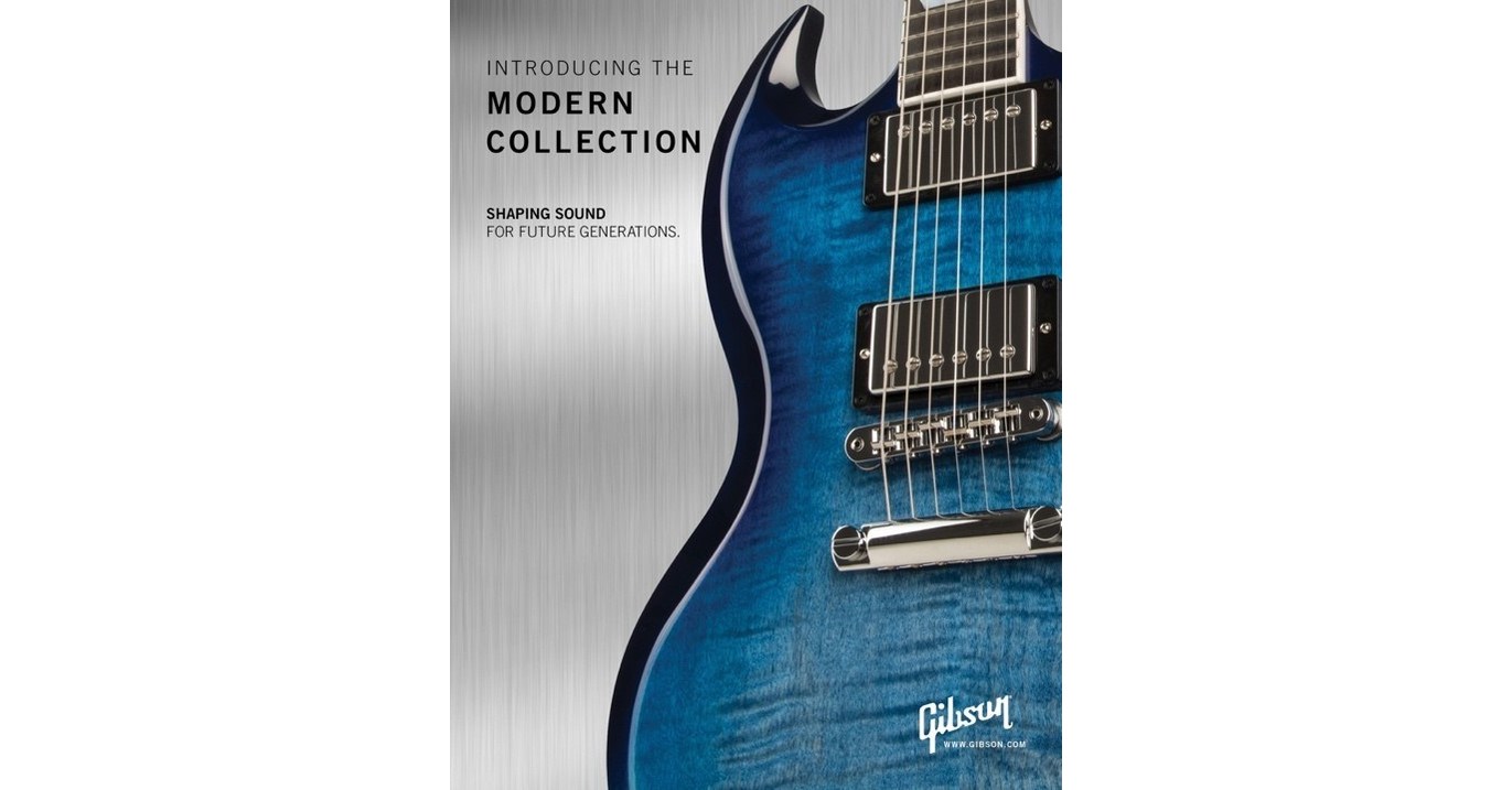 Gibson Announces NEW Original, Modern and Custom Shop Collections