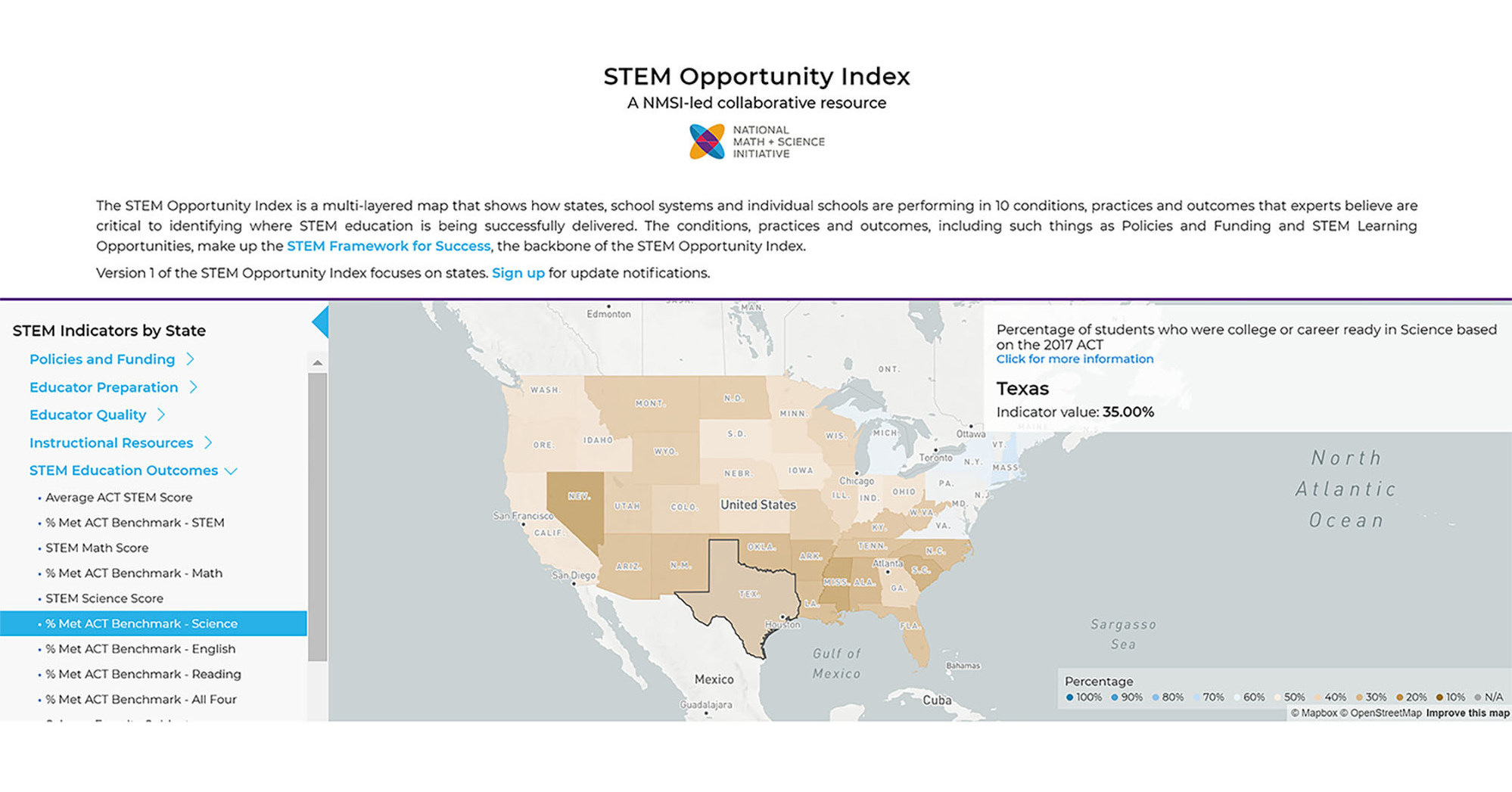 New Online Map Increases Understanding of Country's STEM Education ...