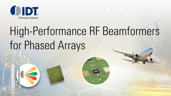 IDT Announces Expansion of RF Beamforming Portfolio for Phased Array ...