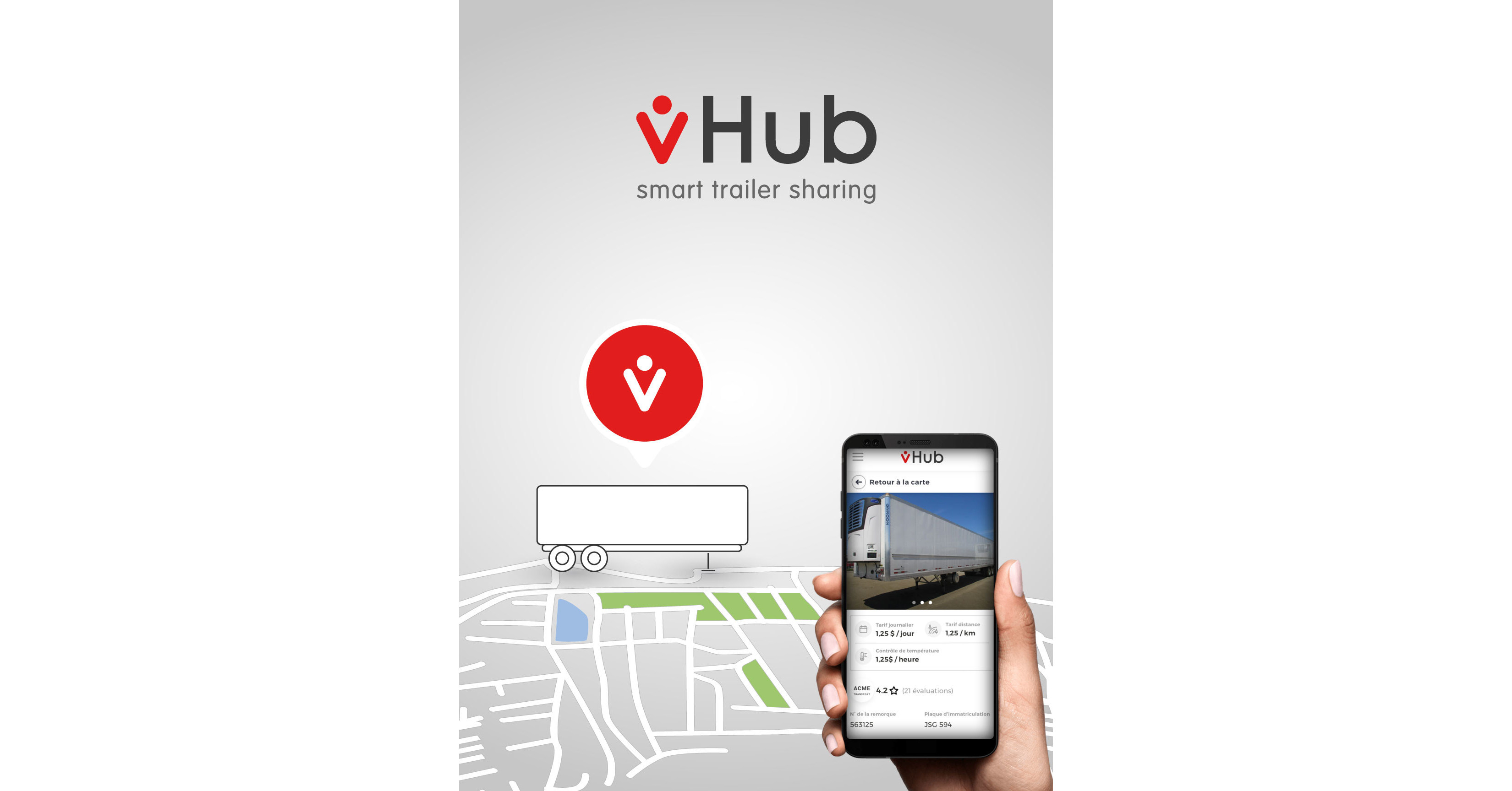 Launch of vHub: web and mobile application for intelligent trailer sharing