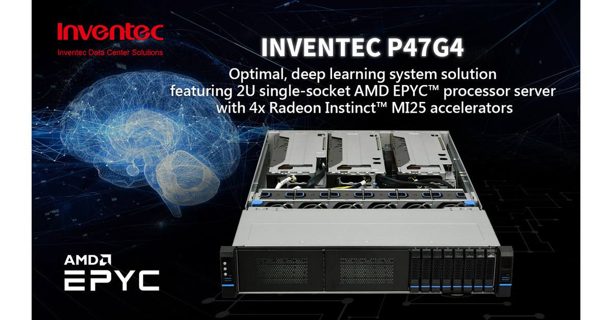 Inventec collaborates with AMD to provide Deep Learning Solutions