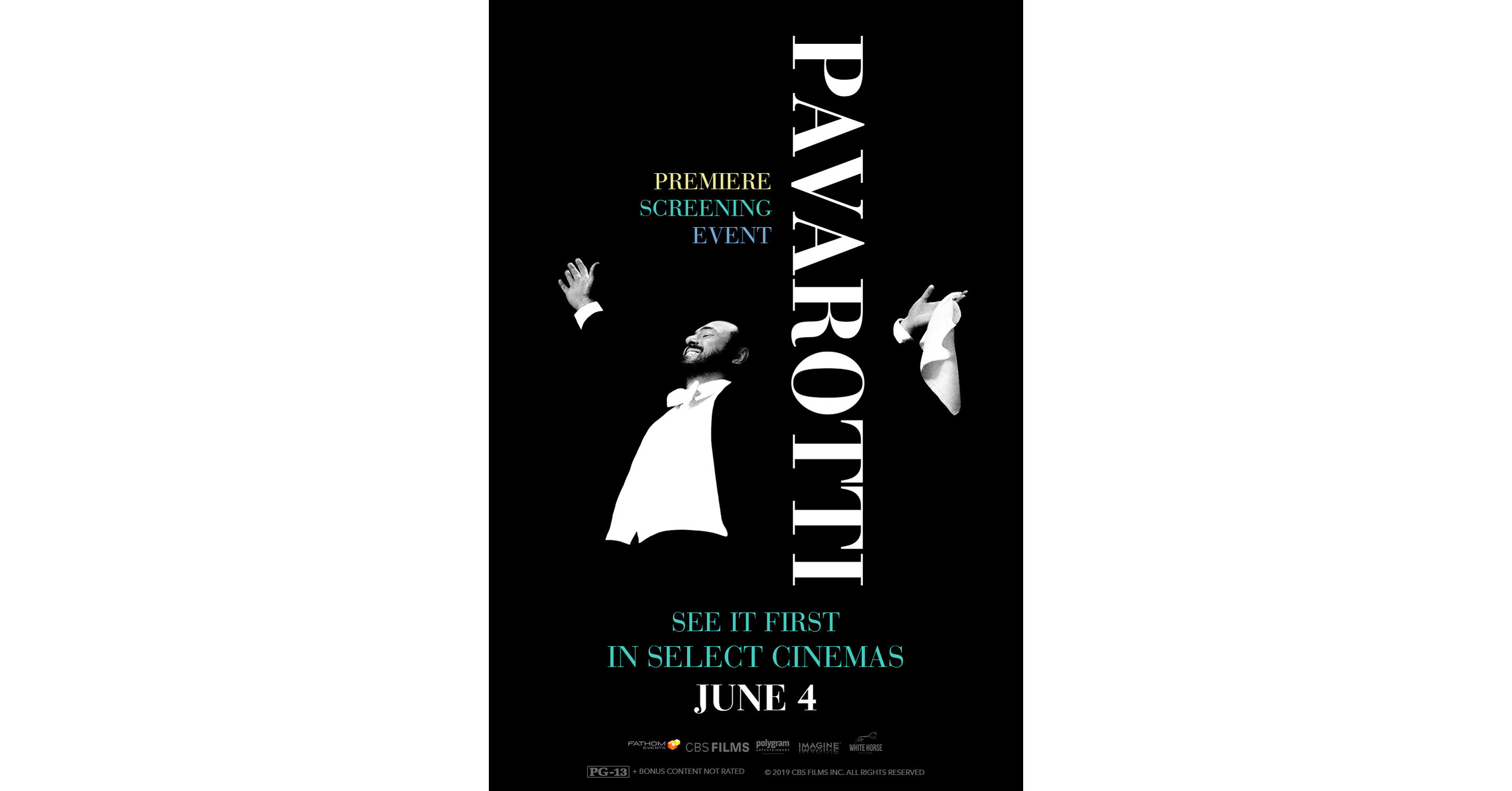 'Pavarotti' Premiere Screening Event Comes to Movie Theaters Nationwide ...