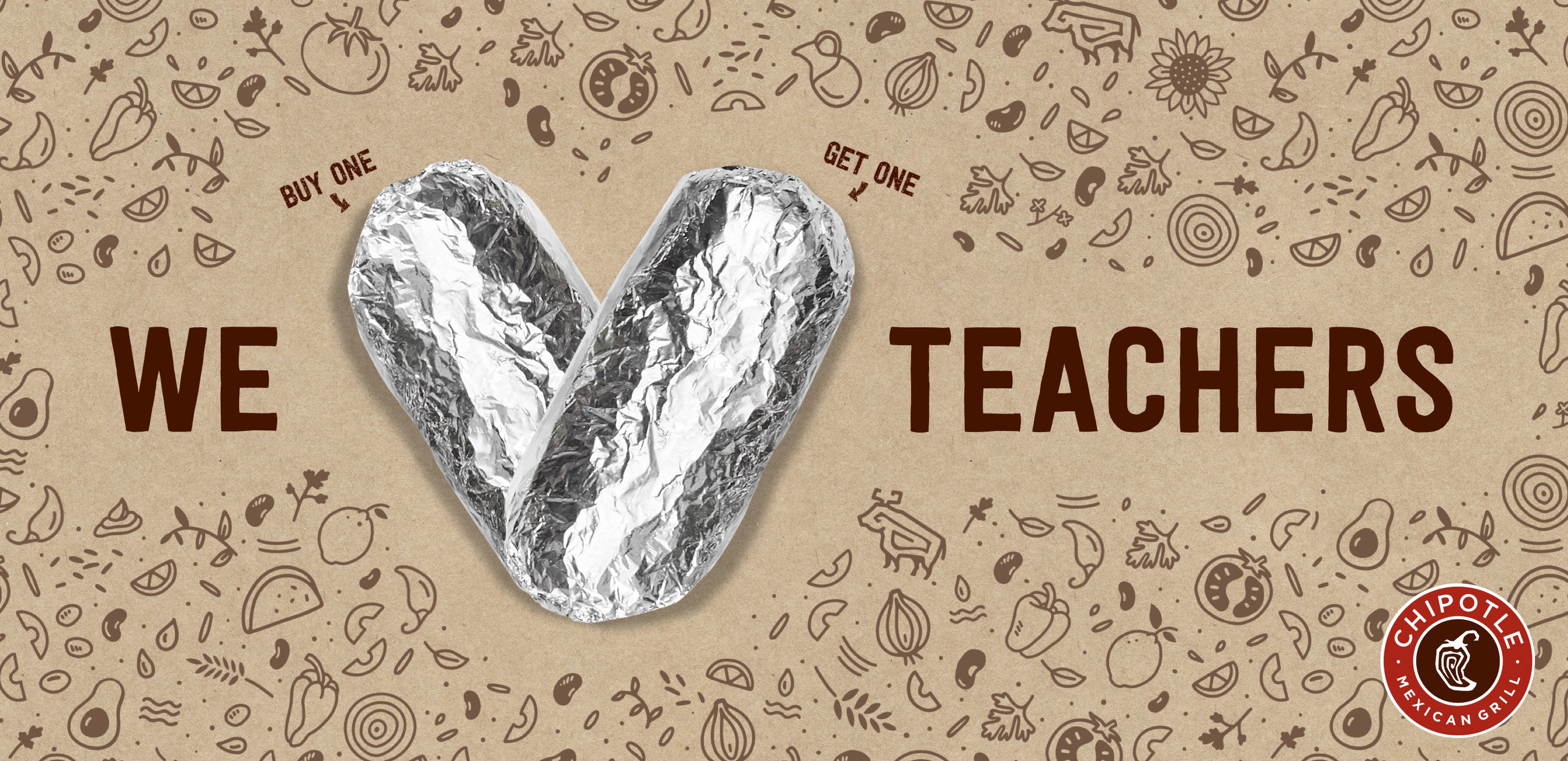 Chipotle Celebrates Educators With Teacher Appreciation Day BOGO On May Chipotle Celebrates Educators With Teacher Appreciation Day BOGO On May