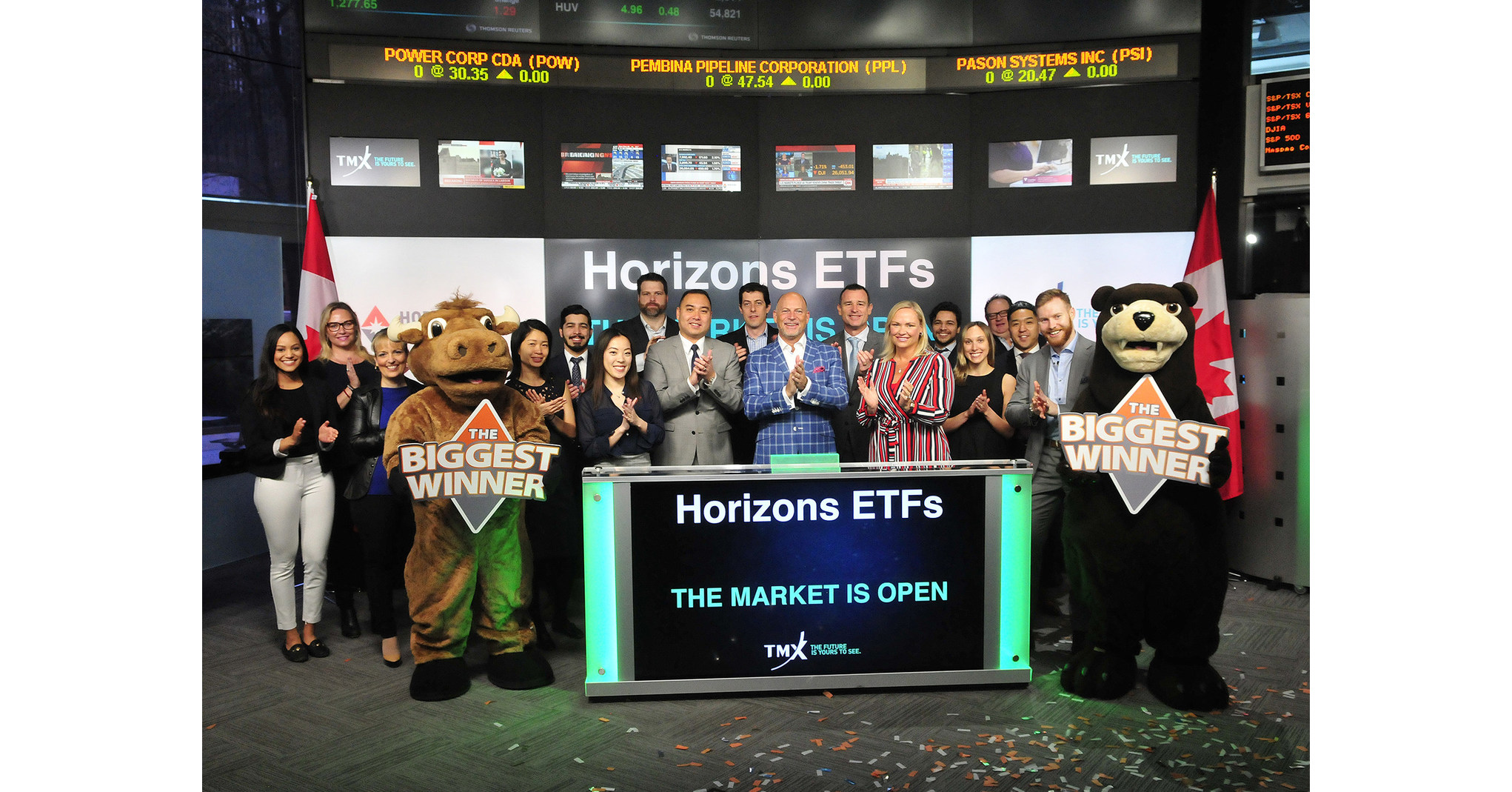 Horizons ETFs Opens the Market