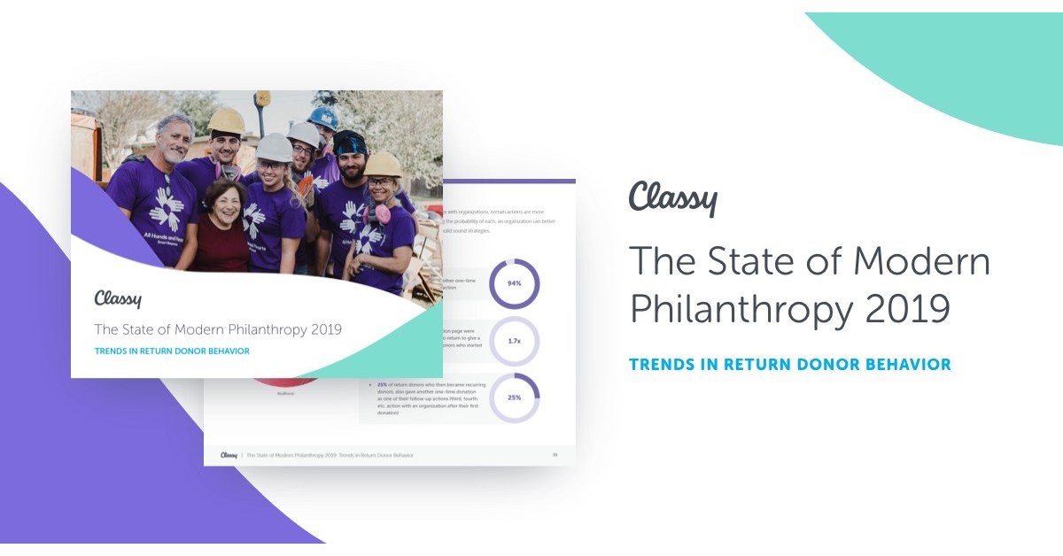 New Classy Report Finds Return Peer-to-Peer Fundraisers Raise Over ...