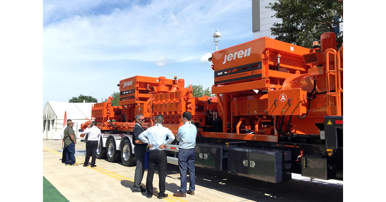 Jereh Unveiled New Electric Fracturing Solution at OTC 2019