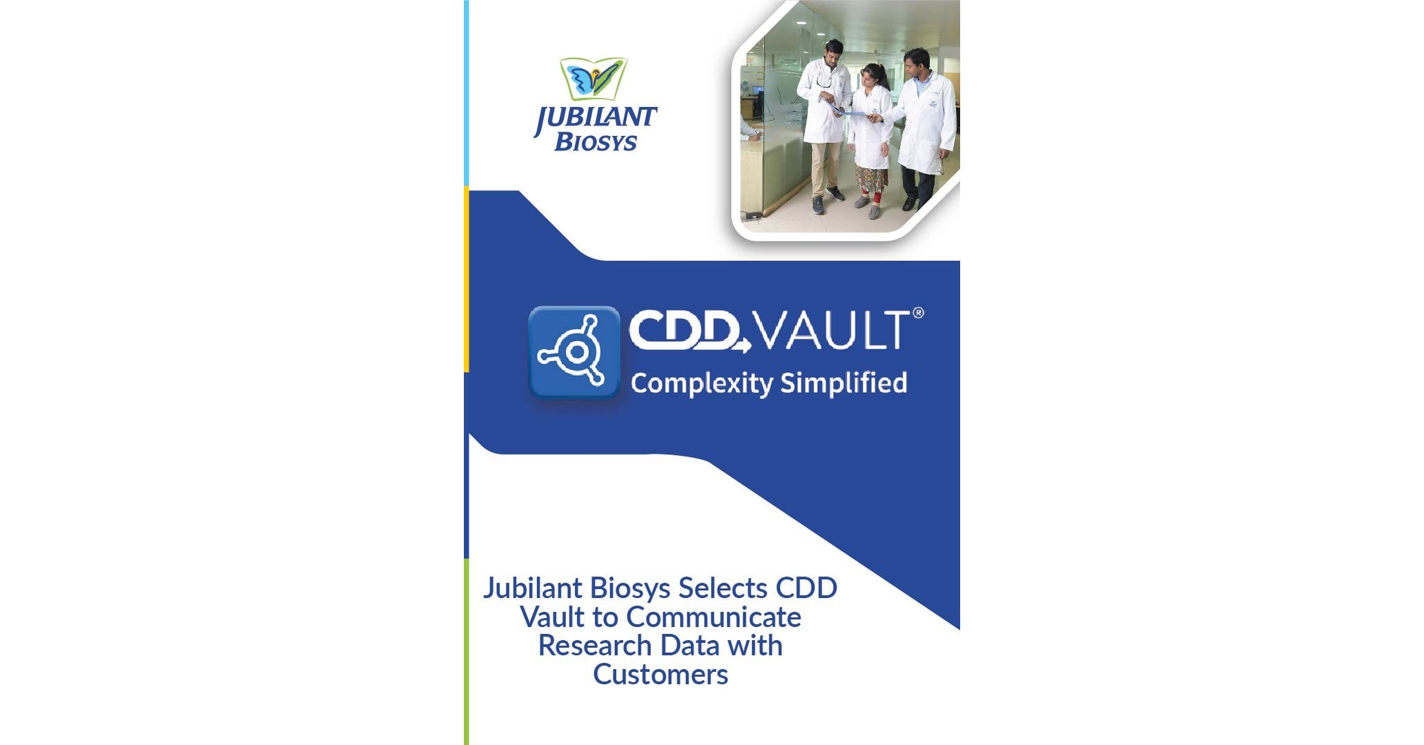 Jubilant Biosys Selects CDD Vault to Communicate Research Data With ...