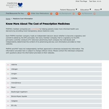 Meet MAT: 5 Things to Know About PhRMA's New "Medicine Assistance Tool"