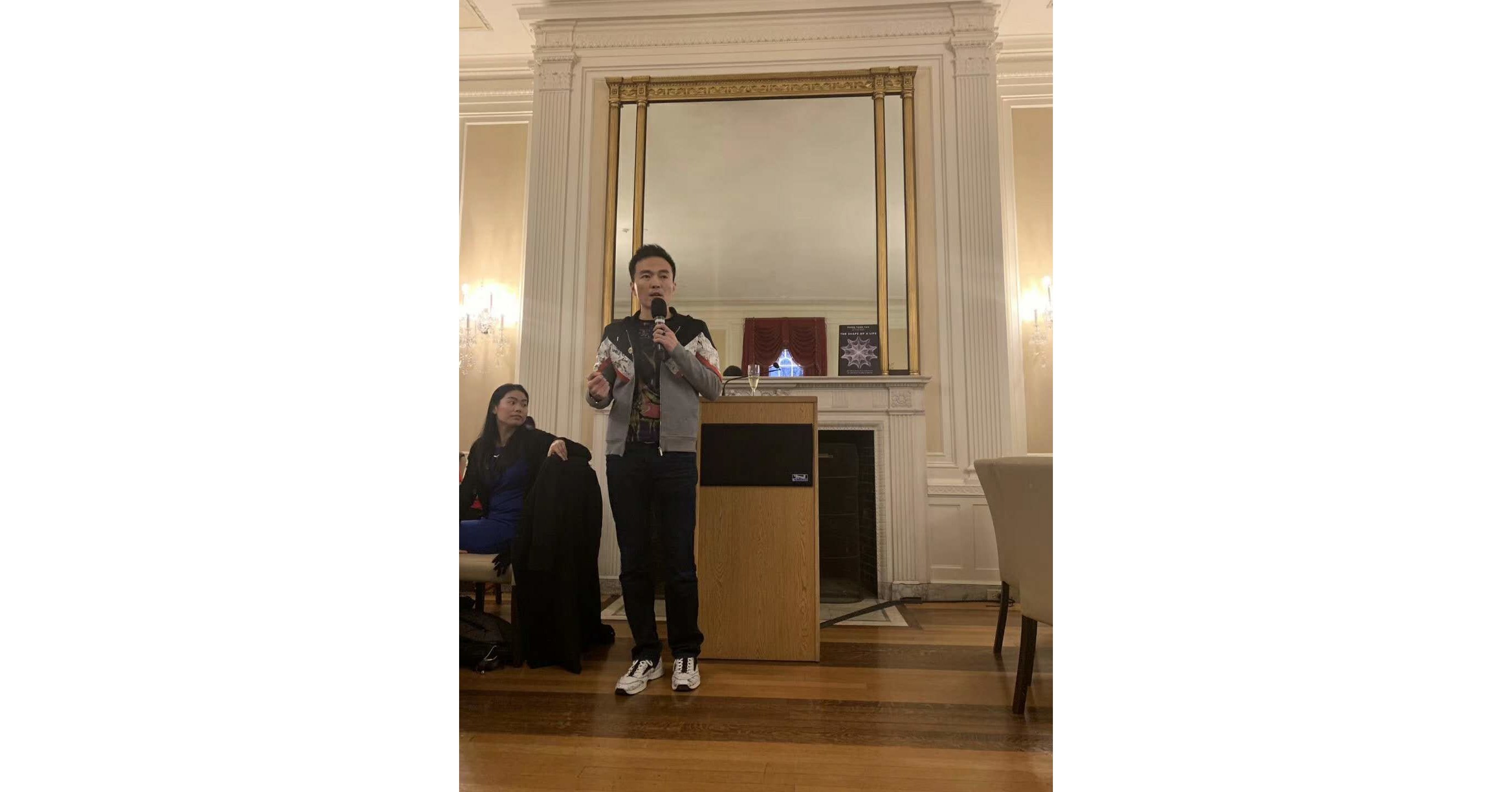 Founder of Squirrel AI Learning by Yixue Group Derek Haoyang Li attends ...