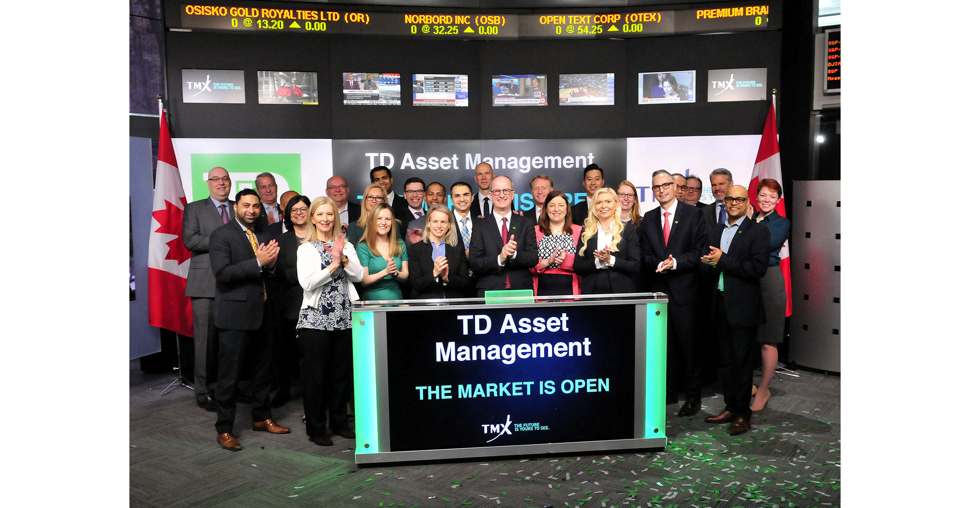 TD Asset Management Inc. Opens the Market