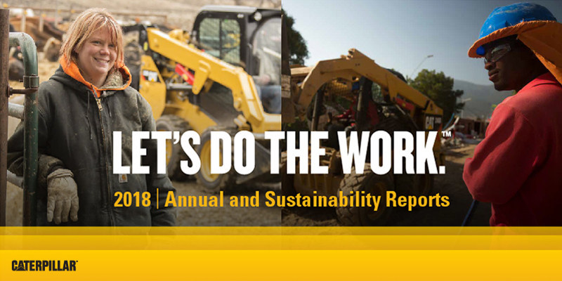 Caterpillar Reports Progress on Enterprise Strategy, Sustainability