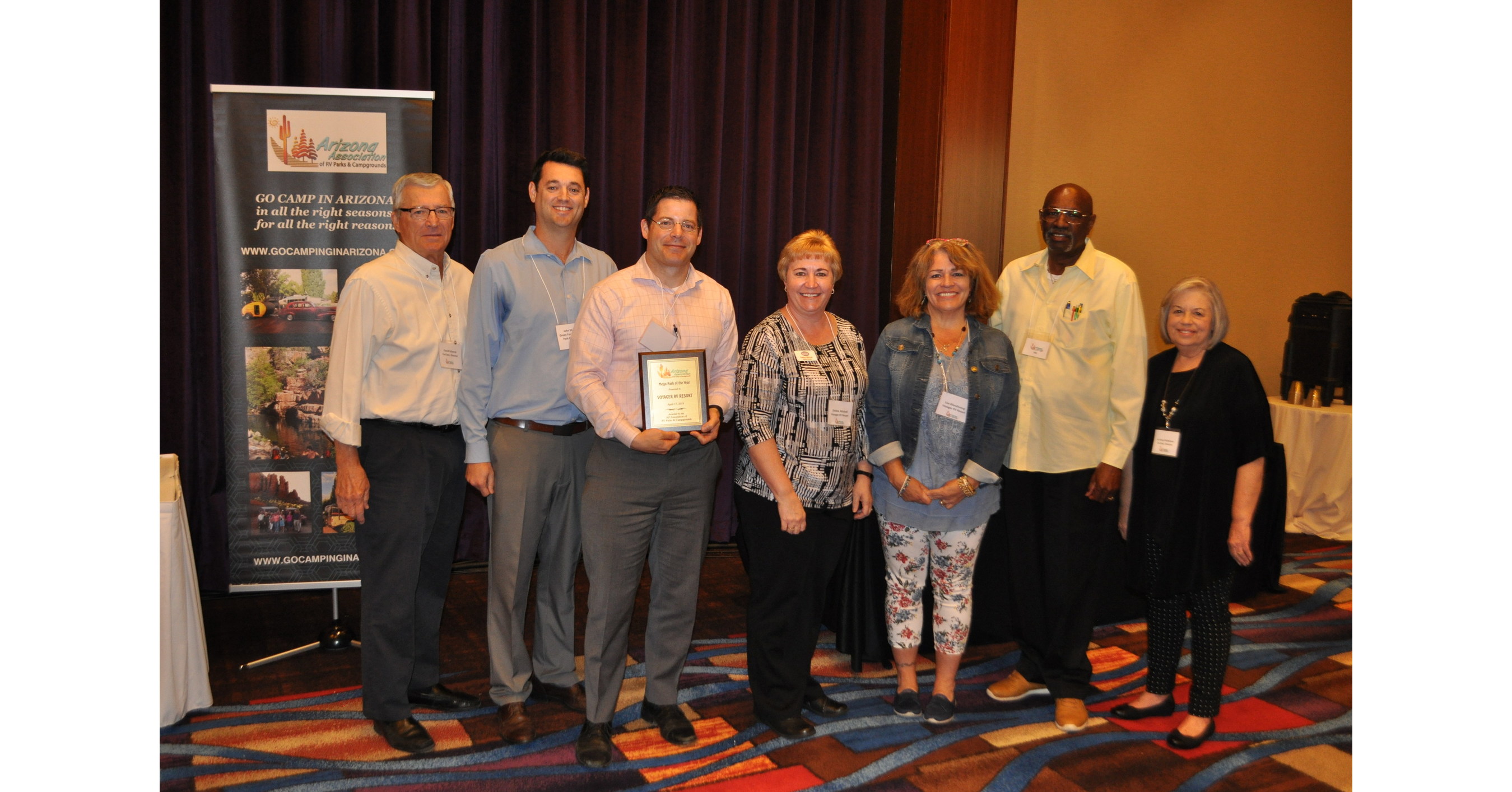 Tucson's Voyager RV Resort Named 2019 Arizona ARVC 'Mega Park of the Year'