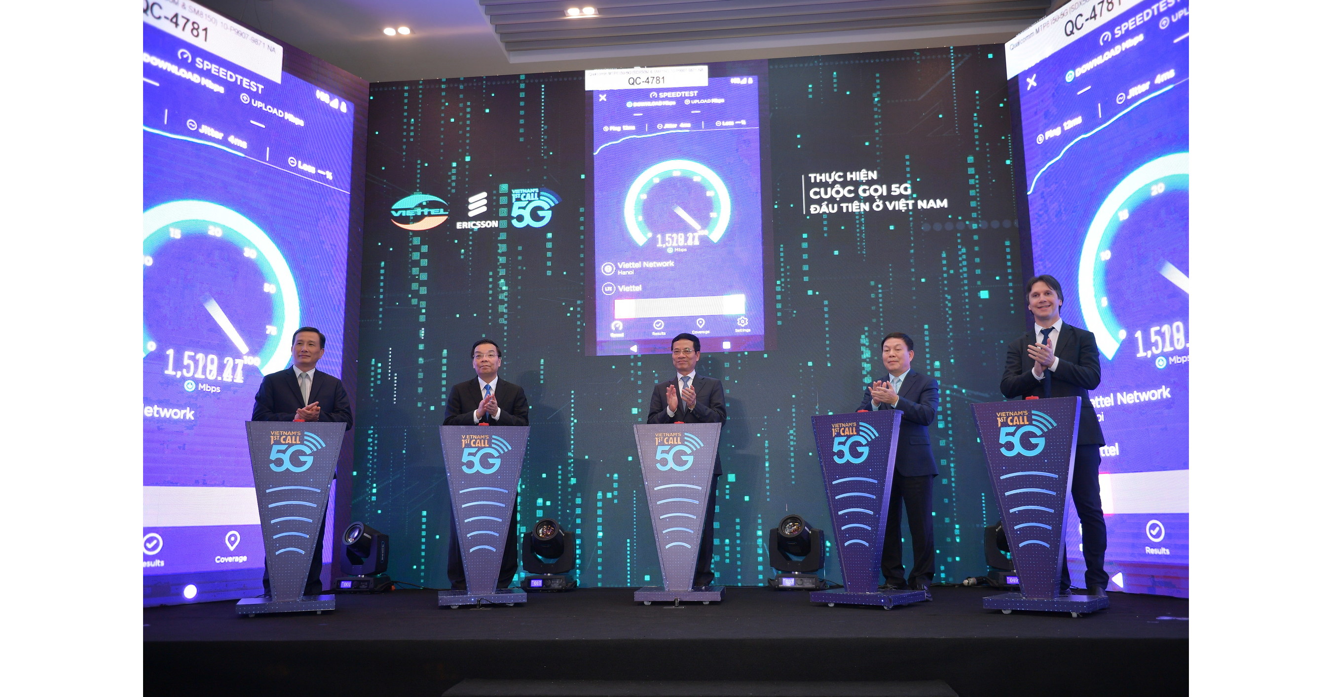 Viettel demonstrates the first 5G connection in Vietnam