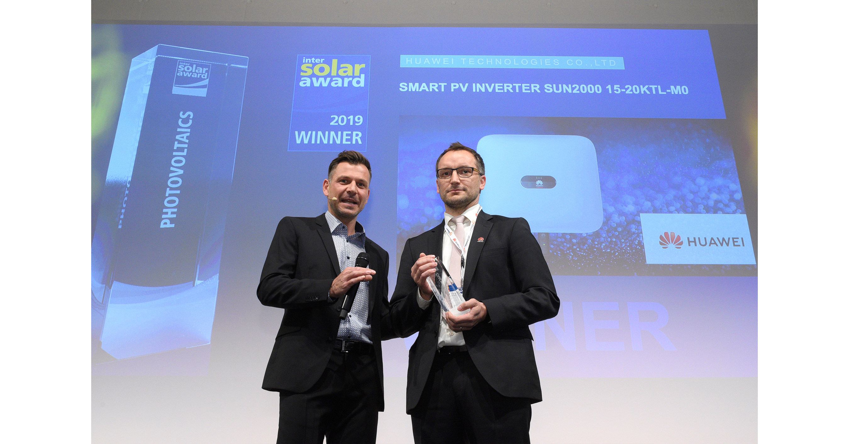 Huawei Wins Intersolar AWARD at Intersolar 2019