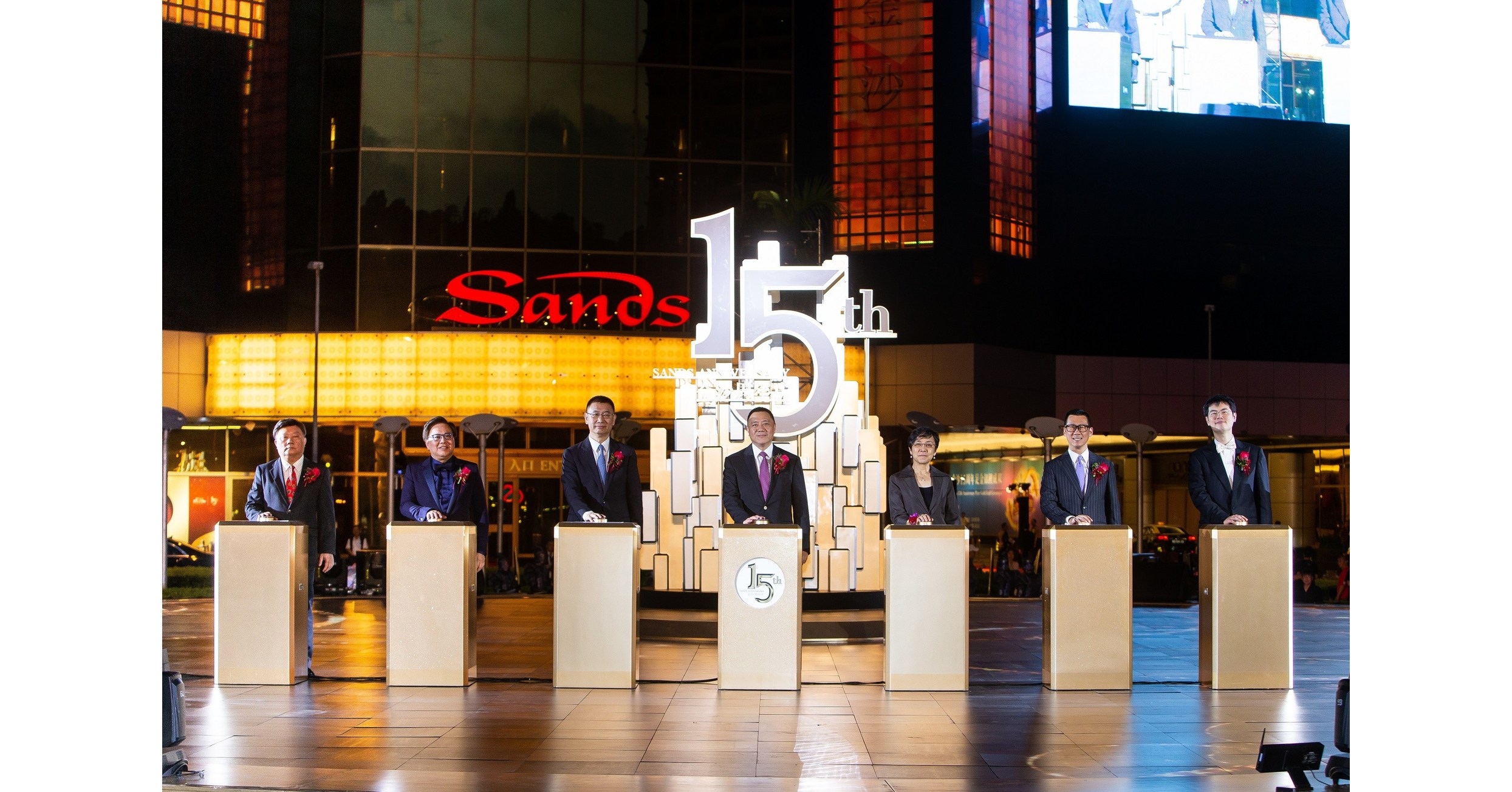 Sands China Celebrates 15 Years of Sands Macao