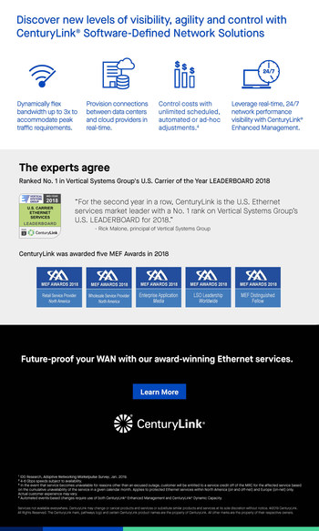 CenturyLink Expands its Comprehensive E-Services Portfolio