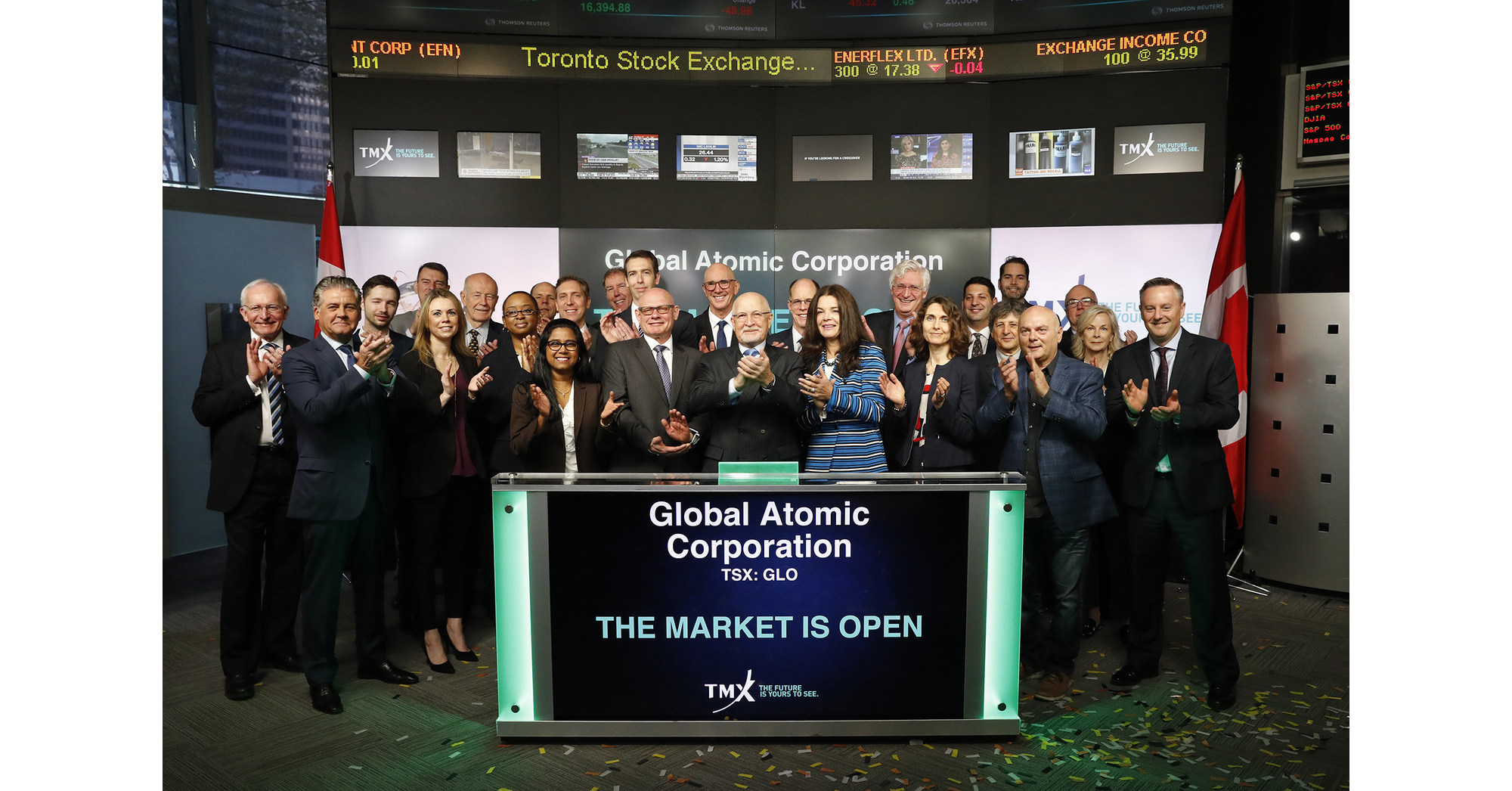Global Atomic Corporation Opens the Market
