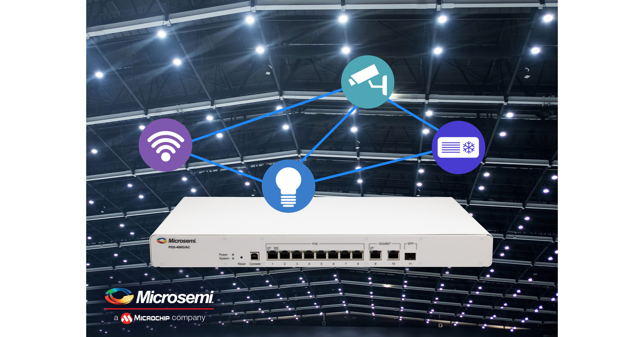 Create Cost-effective Smart Lighting Systems with Eight-port Switch that Supports New IEEE 802 ...