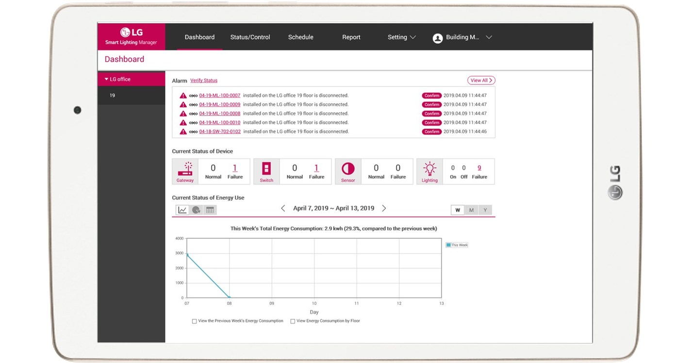 LG Debuts Lighting Management Solution For Cost-Effective Fixture Control